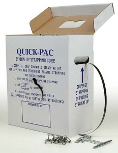 Quick-Pac Plastic Strapping Kit with 300 Wire Buckles & Strap Puller ...